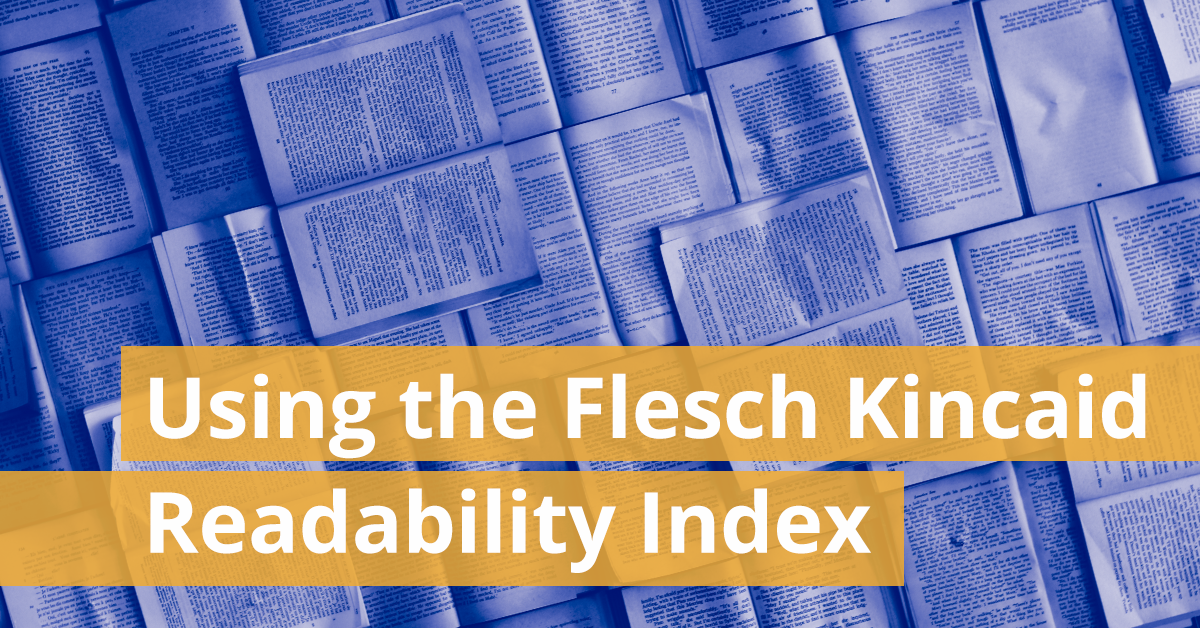 Using the Flesch Kincaid Readability Index for classroom texts ...